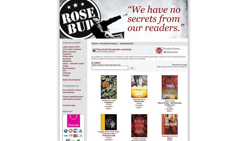 Rosebud Books Oy - Kirjakauppa24.fi